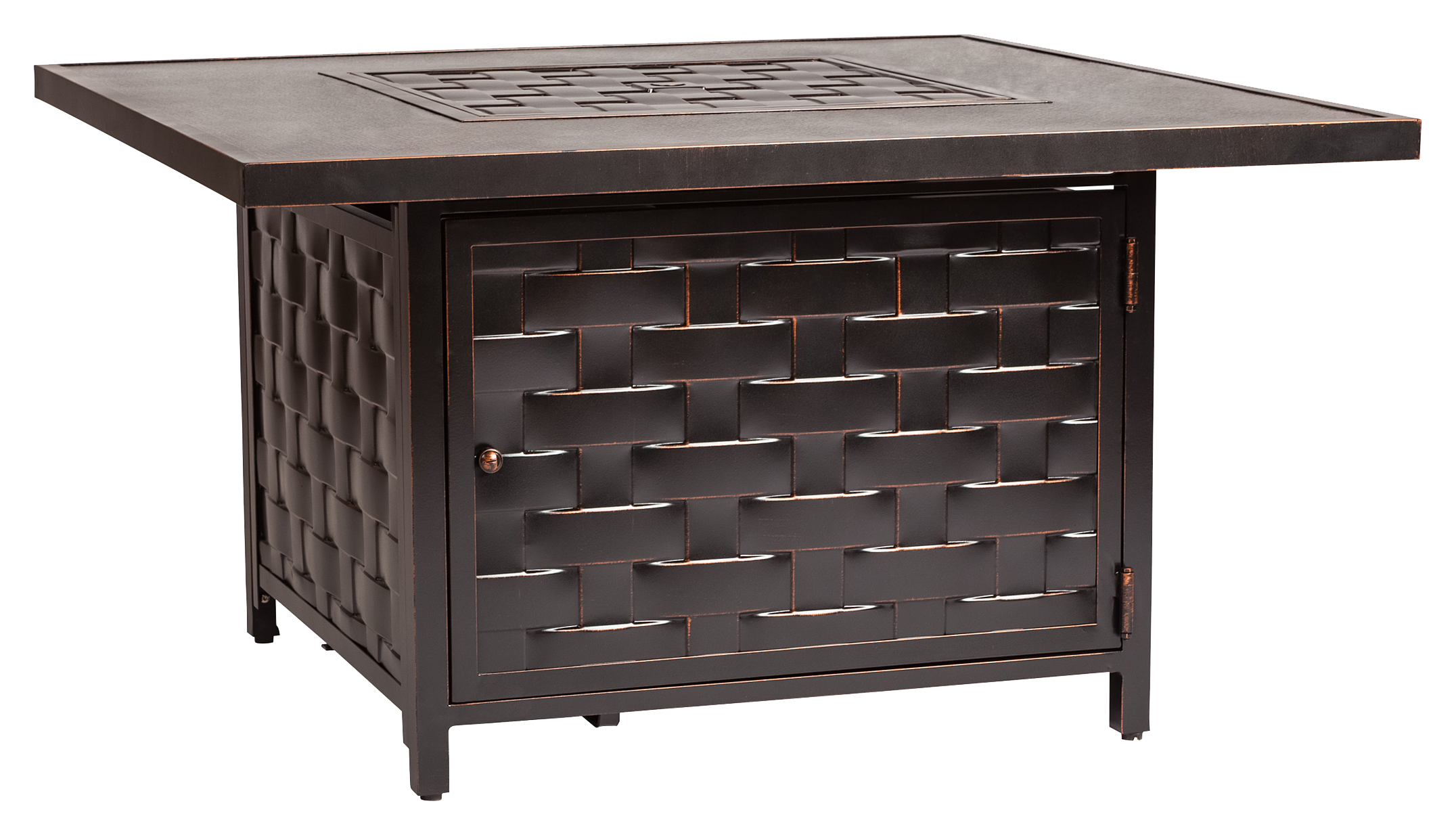 Fire Sense Armstrong Aluminum Square Liquid Propane Gas Fire Pit | Cabela's